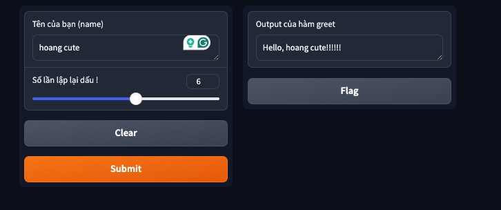 Giới thiệu về Gradio Python - Cơ bản